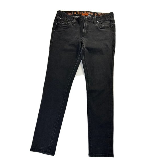 Rock Revival | Jeans | Rock Revival Beliss Thick Stitched Bedazzled ...